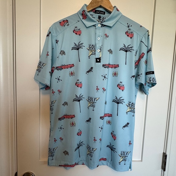 Bad Birdie | Shirts | Bad Birdie Retro Blue Car Oasis Graphic Mens Core ...